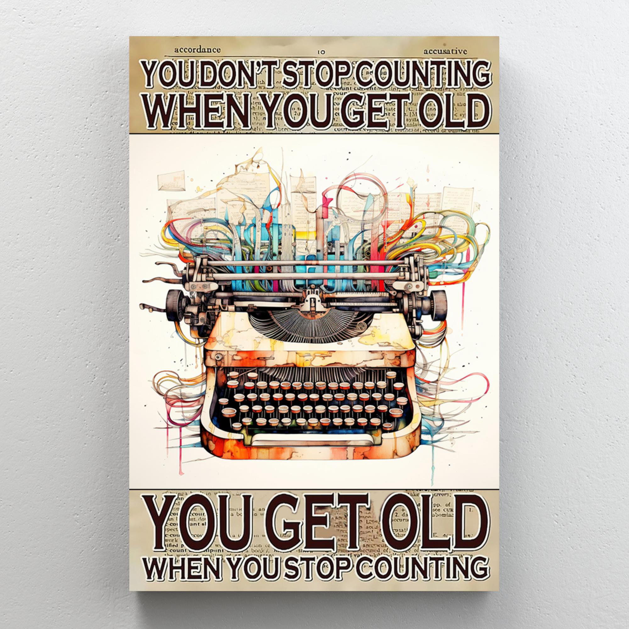 Trinx When You Stop Counting - 1 Piece Rectangle Graphic Art Print On Wrapped Canvas | Wayfair
